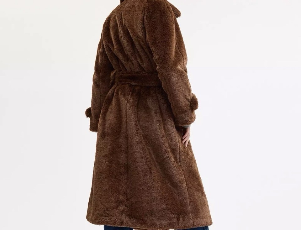 Coach Official Faux fur teddy coat made from recycled polyester CDL94 ...