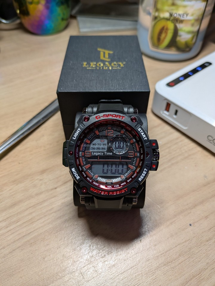 LEGACY TIME Men C Sport Water Resistant WATCH New | eBay