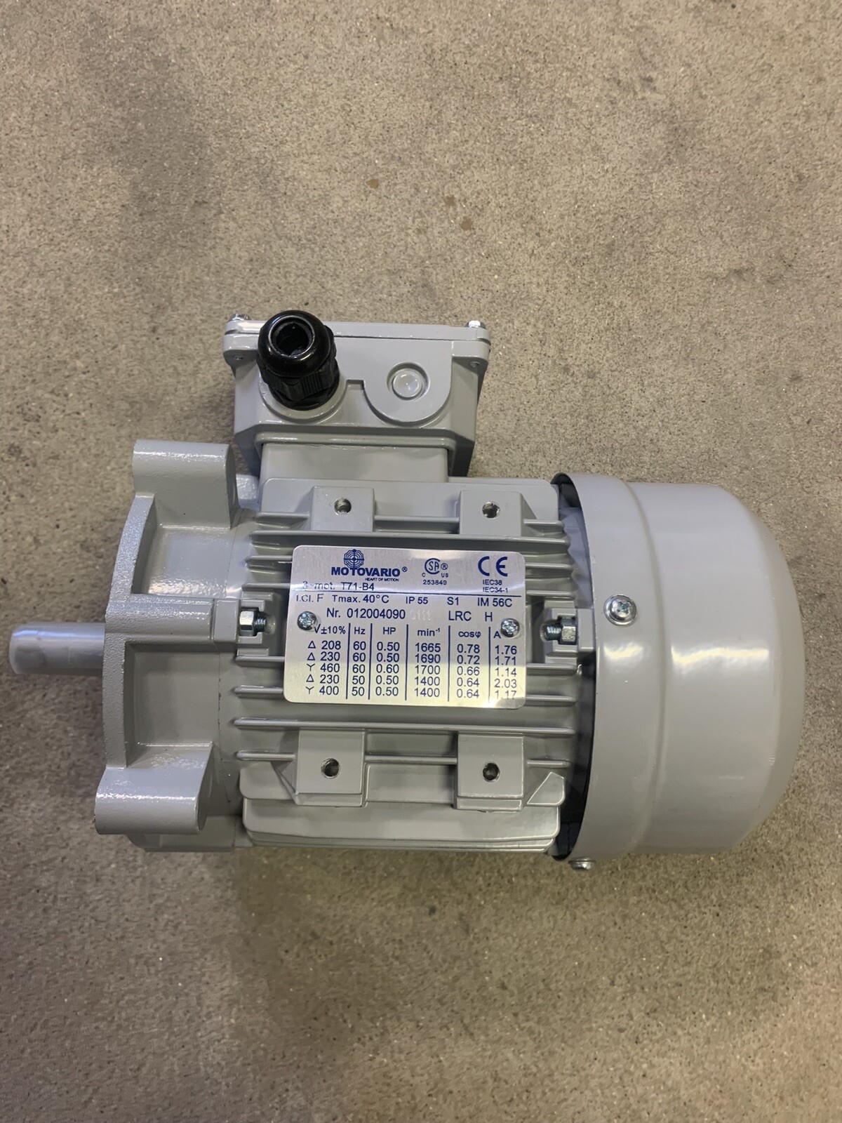 MOTOVARIO T71-B4 MOTOR REDUCER | eBay