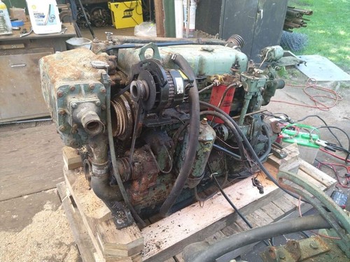 Detroit Diesel 4-53, 150 HP Marine Diesel Engine with Velvet Drive Gear ...