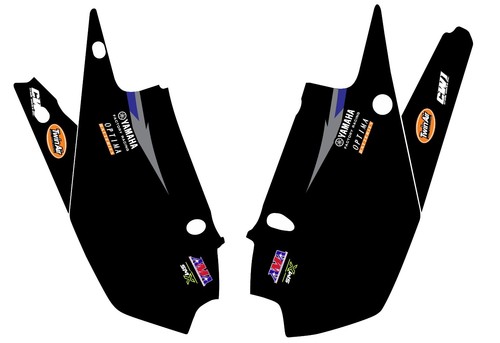 Rear Side Number plate Graphics for Yamaha YZ 250f YZ250f 2019-2022 ...