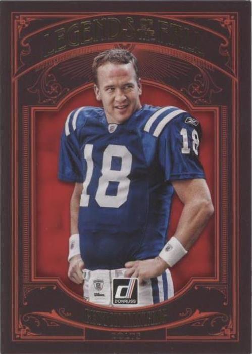 2020 Panini Donruss - Legends of the Fall Peyton Manning #LF-PM Red for ...