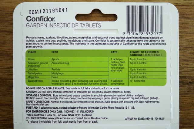 Bayer Confidor Insecticide Tablets - 8 Pack for sale online | eBay