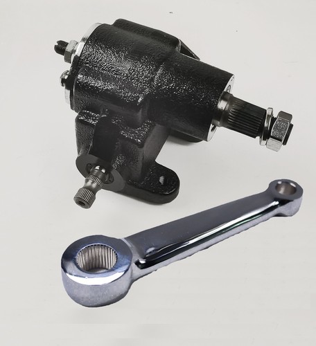 Vega Steering Gear Box & Chrome Pitman Arm Cross Steering For 1923-1948 ...