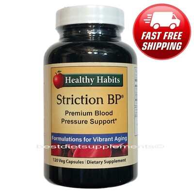 Striction BP 120 Veg Capsules Healthy Blood Pressure Support Supplement | eBay