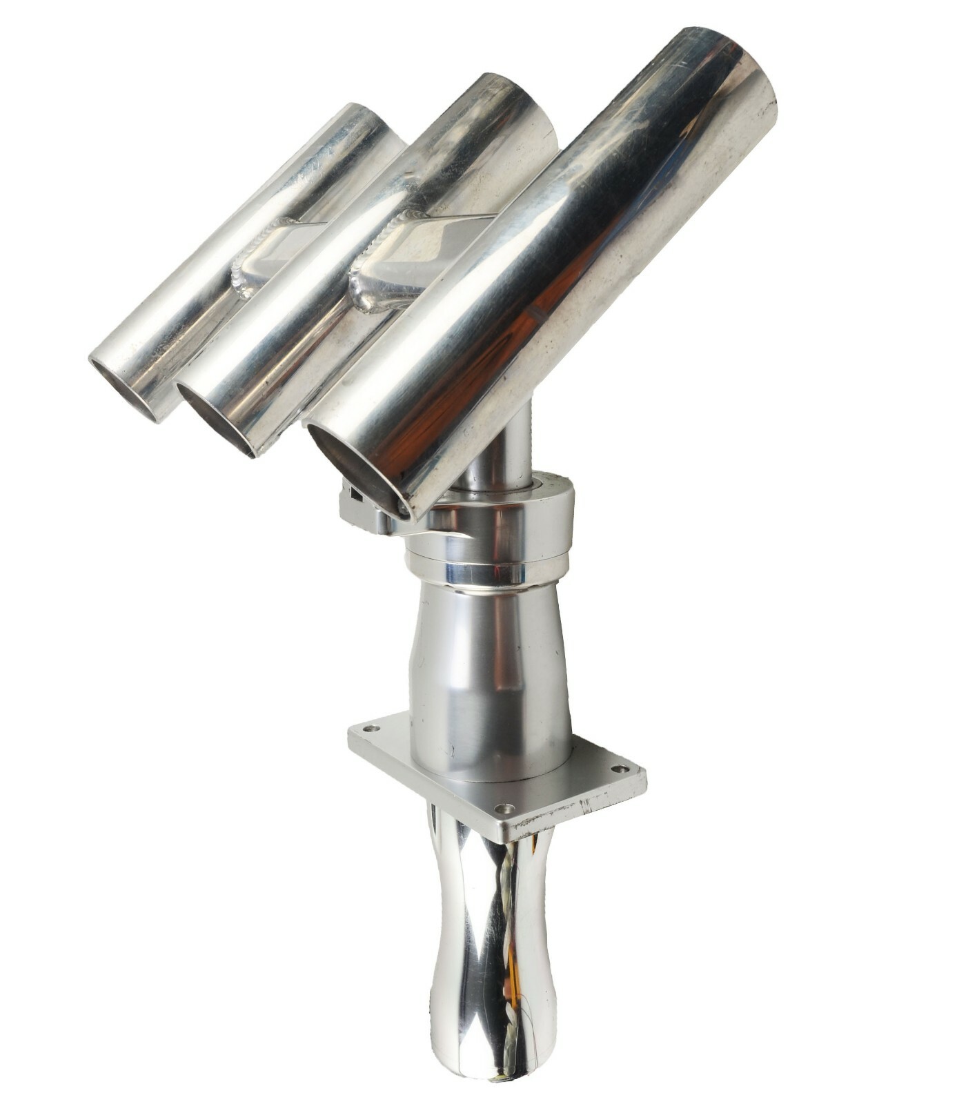 Folding Triple Rocket Launcher 12V Electric 3 Pole Fishing Rod Holder ...