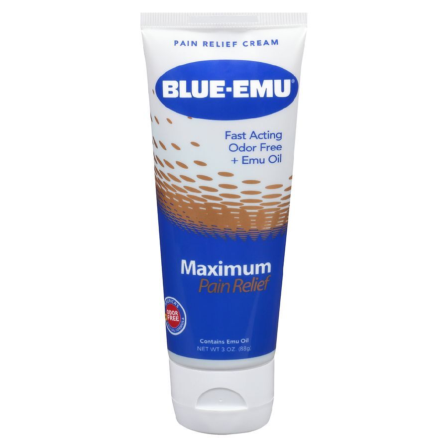 Blue-Emu Pain Relief Cream Maximum Arthritis with Emu Oil Deep ...