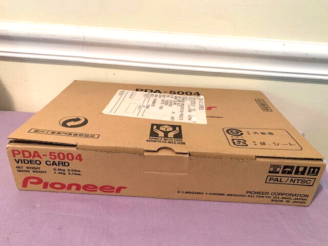 Genuine Pioneer PDA 5004 Plasma TV Video Card Board Brand -- New Sealed ...