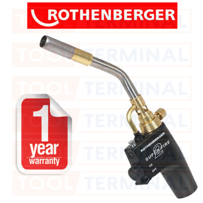 Rothenberger Super Fire 2 Blow Torch Soldering 3.5644 Brazing For Mapp ...