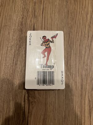 Vintage Trump Playing Cards Joker Card New Sealed Retro Deck Mouse ...