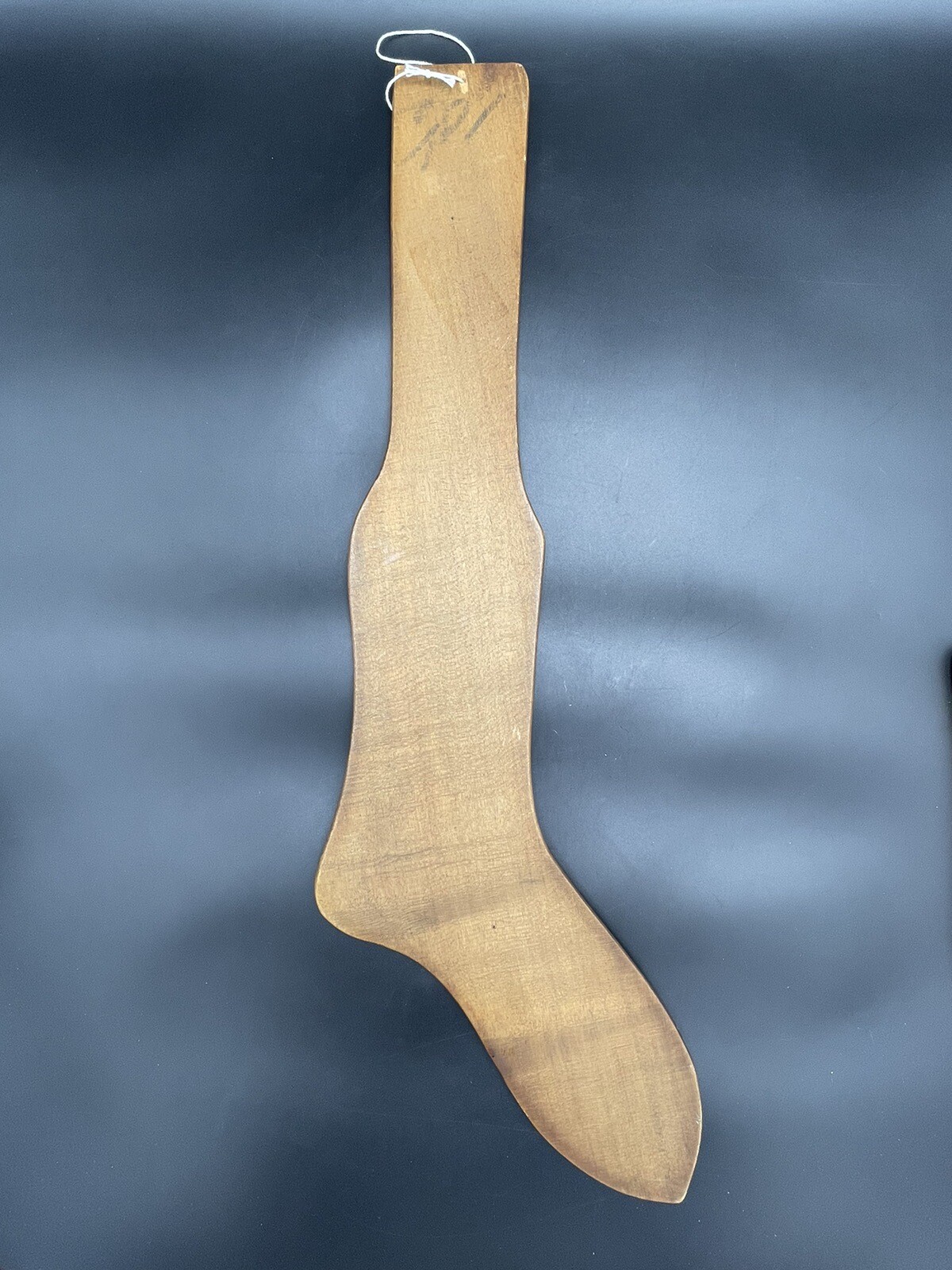 Vintage Large Wood Sock Stretcher Leg 10 in foot x 18 in leg. | eBay