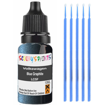 For Volkswagen Blue Graphite Paint Touch Up Code Lc5F Scratch Stone ...