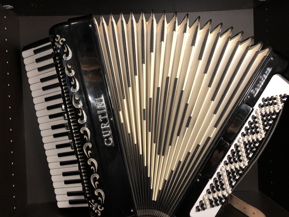 Accordion Curtini 5 Register Accordion Bugari Tuning Plates Italy | eBay