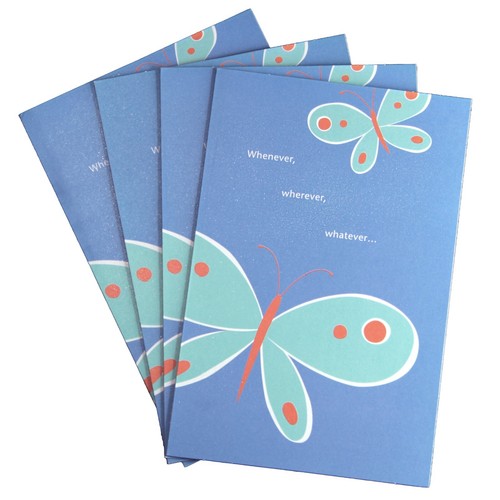 Set of 4 "We always have fun" Greeting Cards + Envelopes by Winking ...