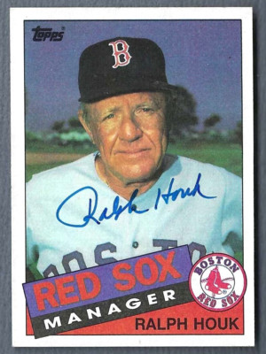 Ralph Houk Signed Autographed 1985 Topps #11 Boston Red Sox Manager | eBay