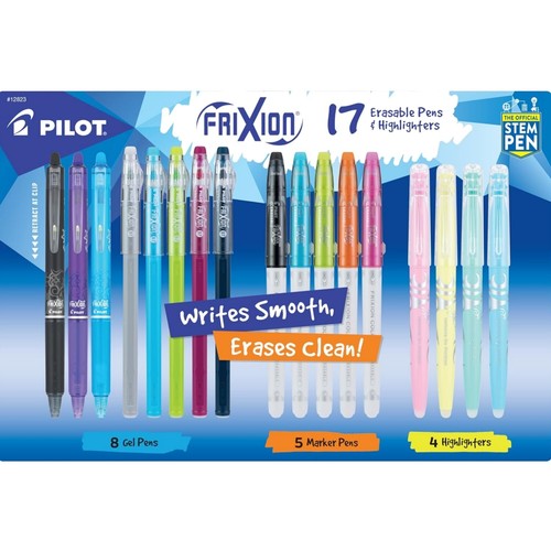 Assorted 17-Piece FriXion Gel, Marker & Highlighter Set - Smooth ...