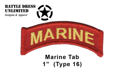 Patch: MARINE Tab (USMC, Marines) | eBay
