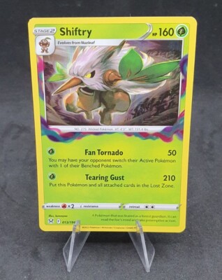 Pokemon Card Lost Origin 013/196 Shiftry Holo Rare | eBay Australia