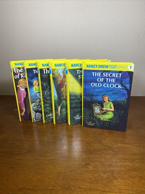 Nancy Drew Starter Set by Carolyn Keene Hard Cover Mystery Books 1-6 ...