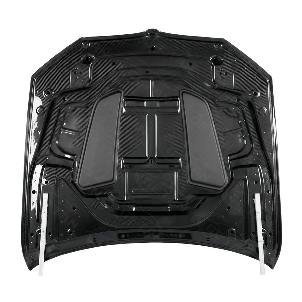 For BMW M5 F90 V Style Dry Carbon Front Engine Hood Panels Bonnet Cover ...
