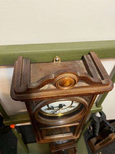 The TIME MFG. Co. Centennial Parlor Clock Wall Clock Mechanical Movmnt ...