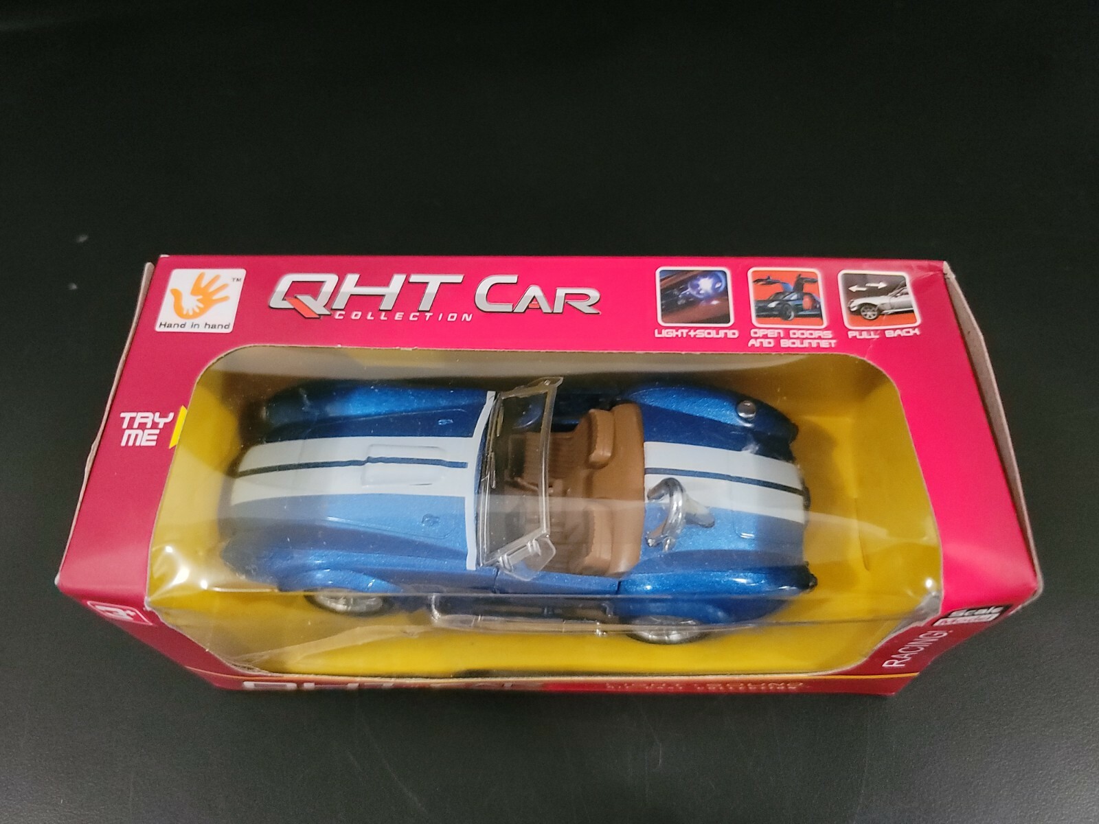QHT Car Collection Shelby Pull Back Light + Sound Sealed Unopened | eBay