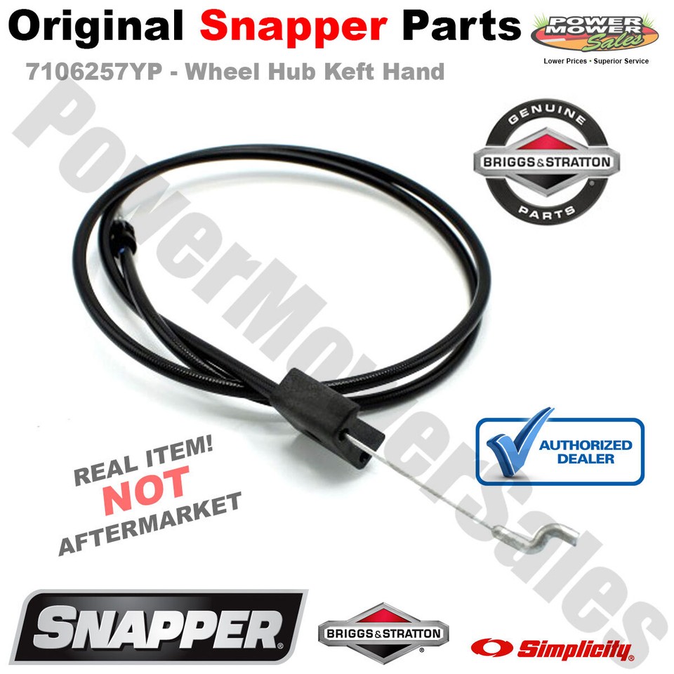 Snapper Zone Control Cable for Lawn Mowers / 7106257YP | eBay