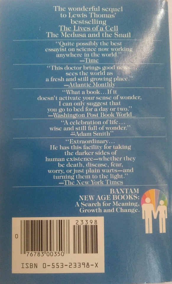 The Medusa and the Snail by Lewis Thomas (1980 paperback) | eBay