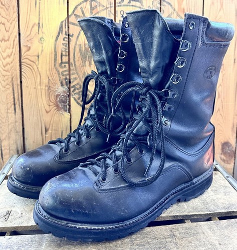 Commando Style Combat Boots Leather Sz 9.5 Punk Military Thinsulate ...