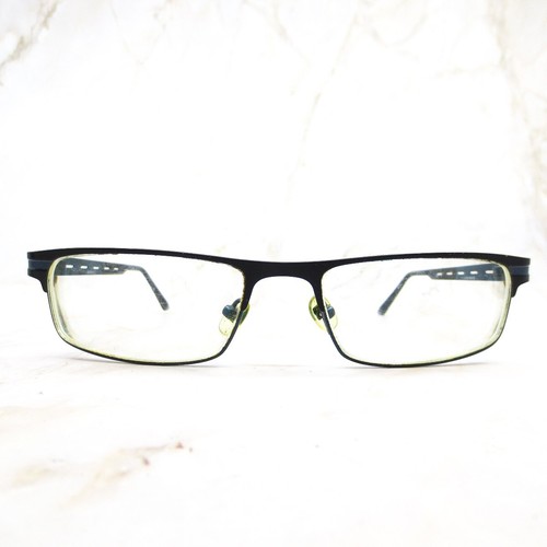 Prodesign Denmark Eyeglasses Frame Men Black Blue Half Rim Rectangular ...