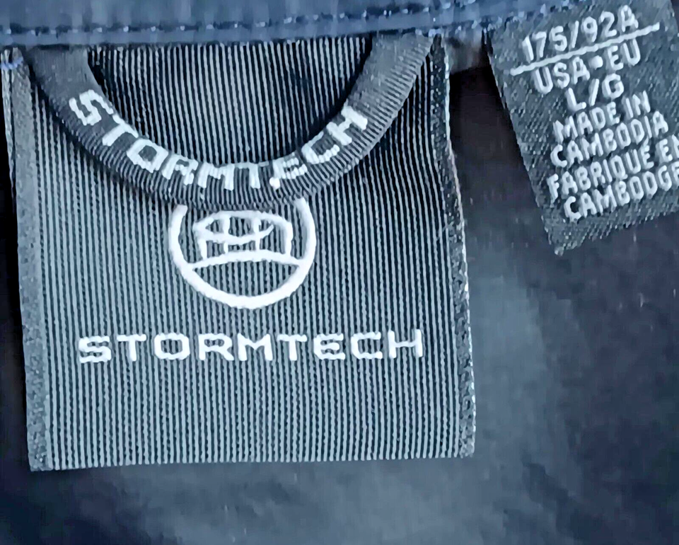 Stormtech Men's Micro Light Vest Large Navy Zip Performance DWR Water Repellent | eBay