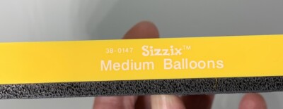 Sizzix Die MEDIUM BALLOONS #38-0147 The Little Die Cutter | eBay