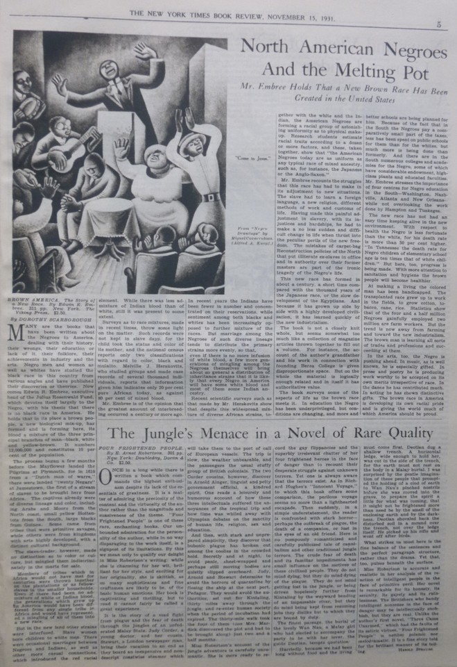 WILLIAM McADOO - CROWDED YEARS - BROWN AMERICA EMBREE 1931 November 15 ...