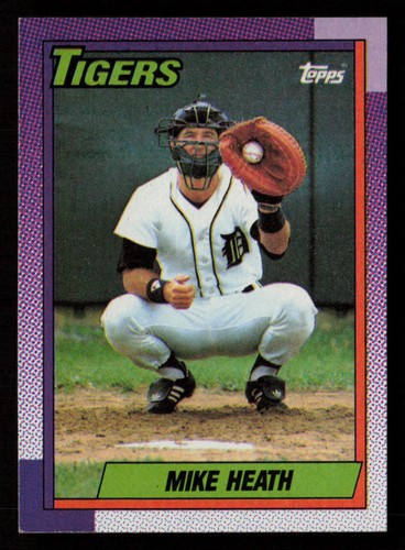 Mike Heath 1990 Topps #366 Detroit Tigers Baseball Card | eBay