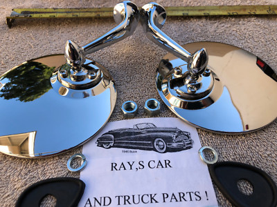 NEW SET RIGHT AND LEFT CLASSIC STYLE DOOR / FENDER MIRRORS / MG / MGB ...