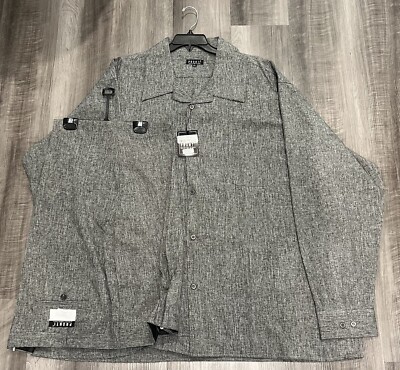 Pronti Collection By Phita Two Piece Charcoal Pants Set - 5XL | eBay