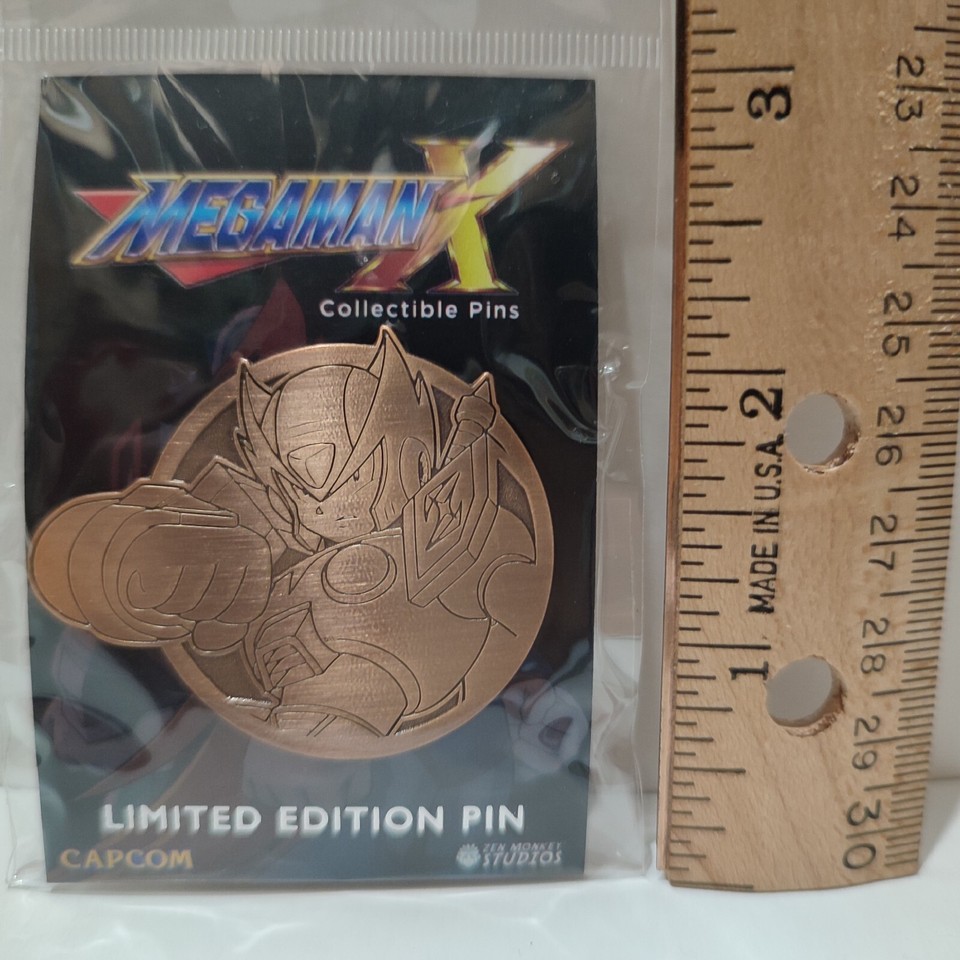 Mega Man Zero Limited Edition Enamel Pin Official Capcom Collectible ...