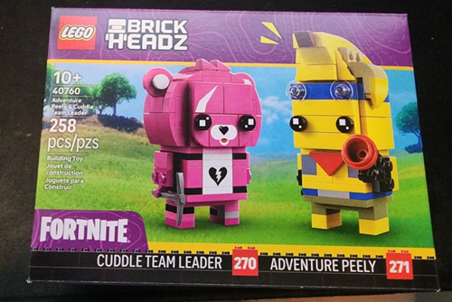 LEGO 40760 BRICK HEADZ FORTNITE CUDDLE TEAM LEADER 270 ADVENTURE PEELY ...