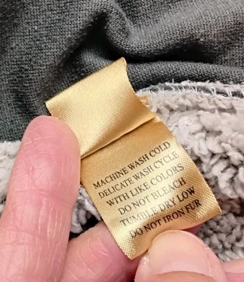 True Grit Men's Large Pullover 1/4 Zip Sweater Jacket Gray Sherpa ...