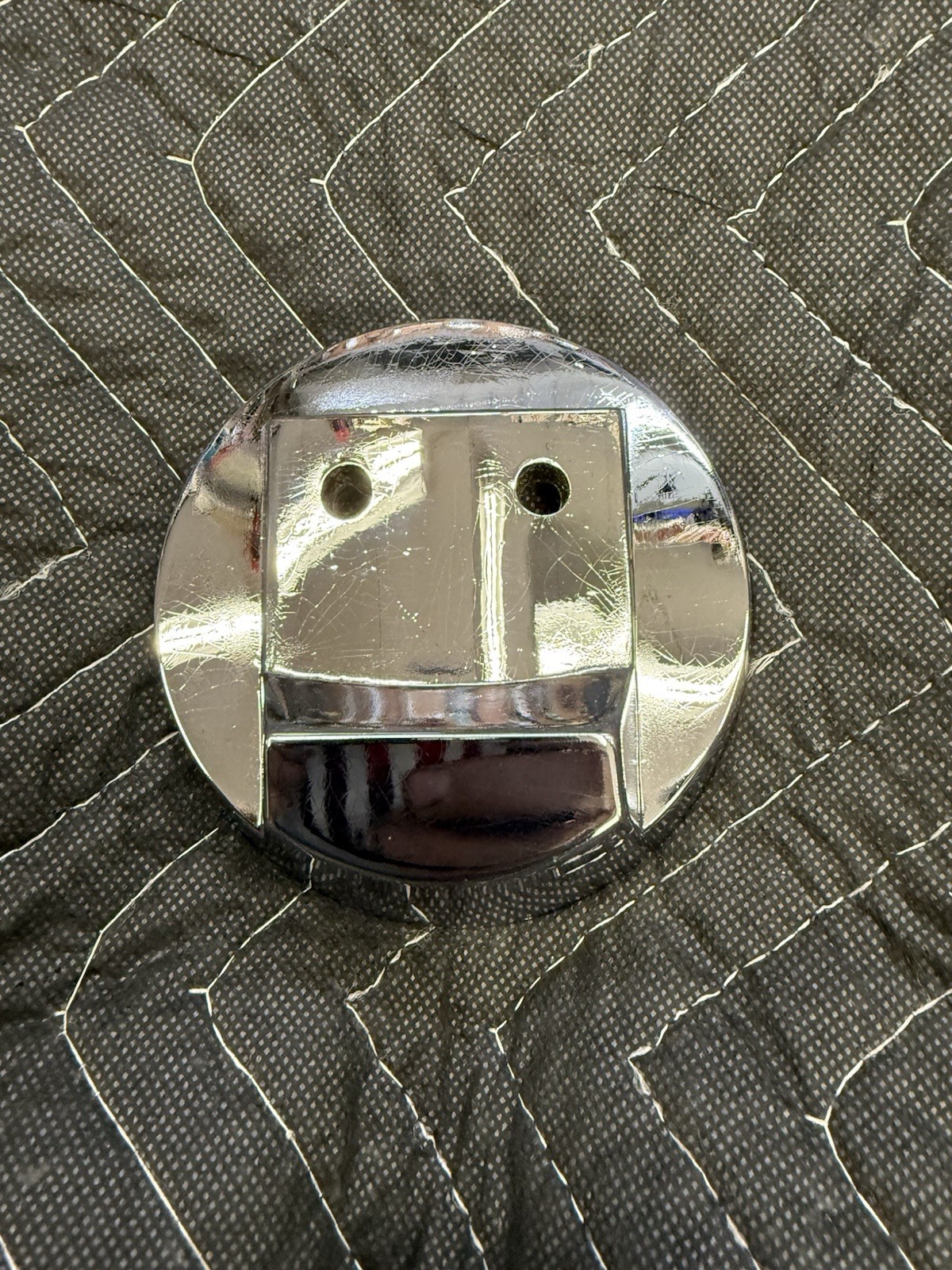 mack bulldog hood ornament Chrome Base Plate | eBay