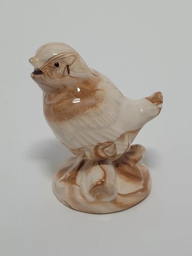 Vintage Alaska Native Clay Pottery Ceramic Cream Brown Swirl Bird ...