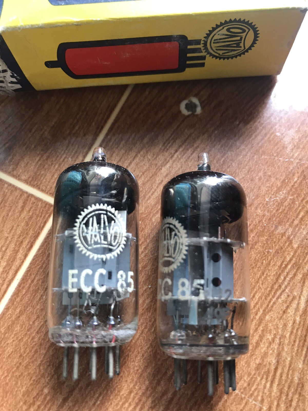 Valvo ECC85 D Foil getter Nos Testing, Matched Pair | eBay