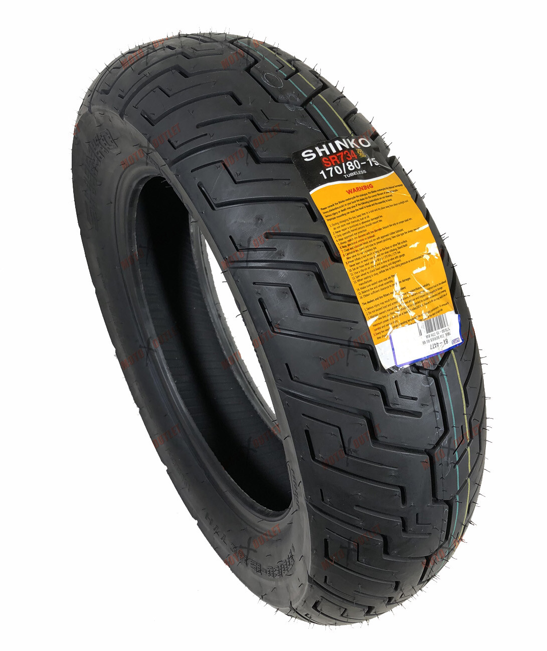 Shinko SR734 170/80-15 Tire Rear Motorcycle Cruiser 170 80 15 SR 734 87 ...