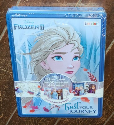 Disney FROZEN II Trust Your Journey (2019) Activity Tin: Books/Poster ...