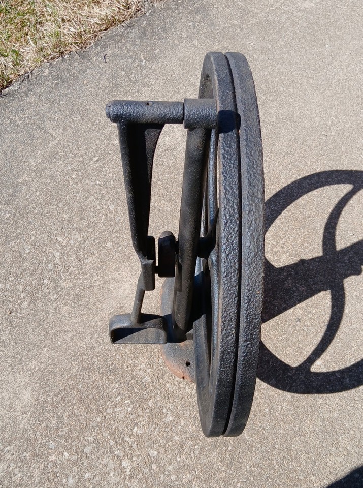 Antique Jewelers Pedal Treadle Lathe Kick Flywheel Wheel Chicago Watch ...