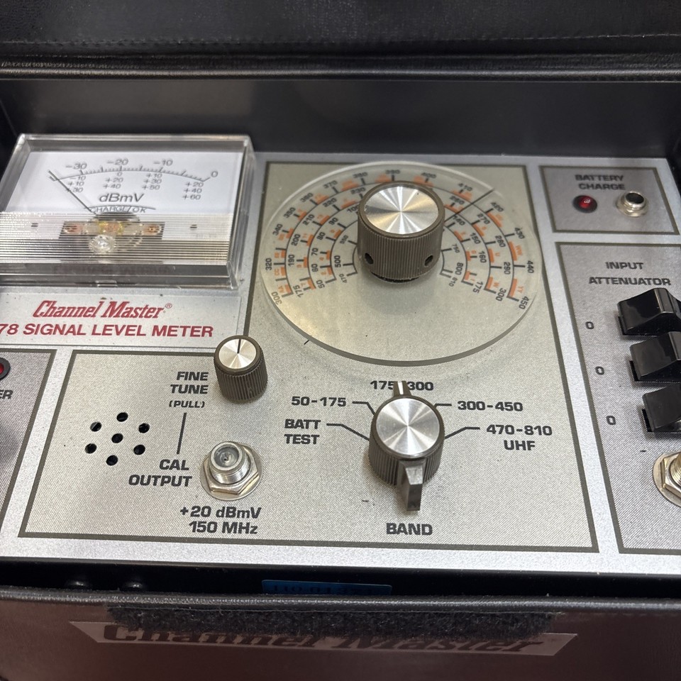 Channel Master 7278 Signal Level Meter ***Untested | eBay