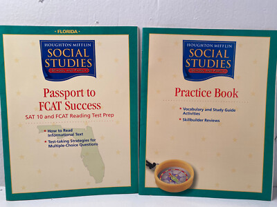 Social Studies Practice Book (Level 1) & FCAT Success Reading Test Prep ...