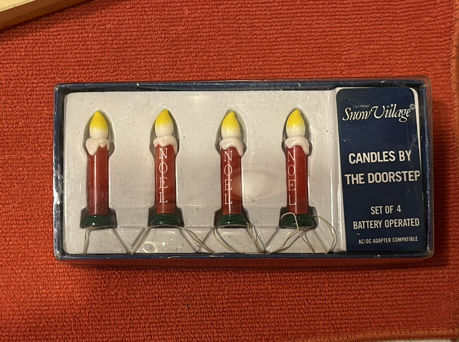 Dept 56 Candles By The Doorstep Miniature | eBay
