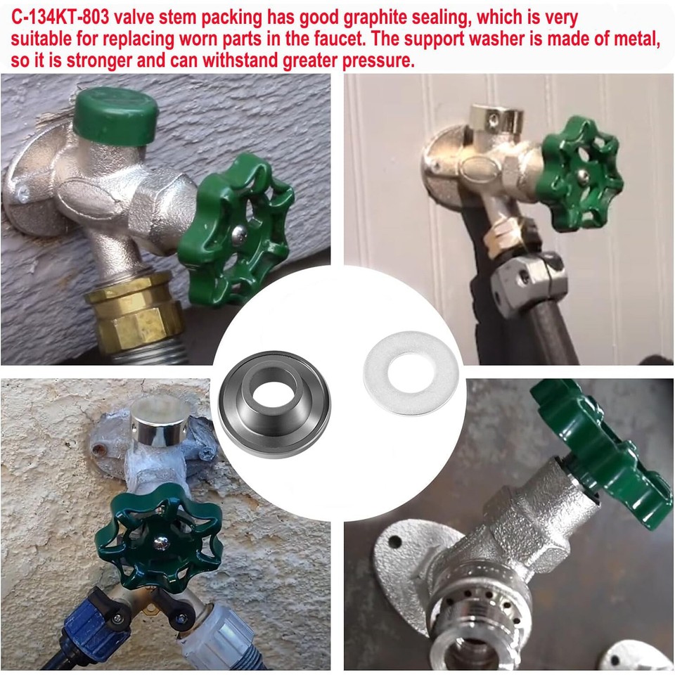 Replace C-134KT-803 Stem Packing Kits for Prier Wall Hydrant C-134/144 ...
