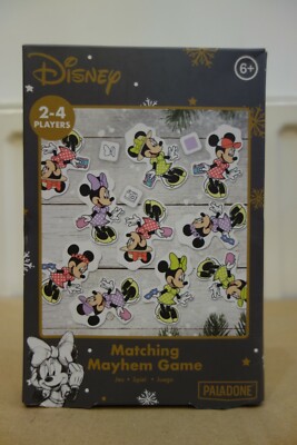 Disney Minnie Mouse Matching Mayhem Game Age 6+ by Paladone 2 - 4 ...